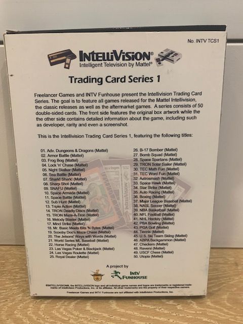 Intellivision Trading cards - Series 1