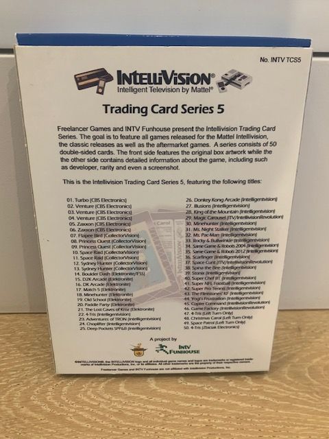 Intellivision Trading cards - Series 5